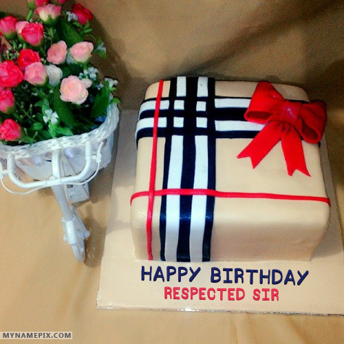 Happy Birthday Respected Sir Cakes Cards Wishes